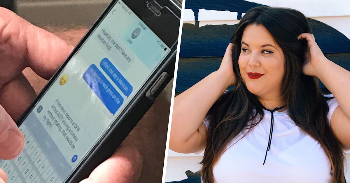 Plus-size model Natalie Hage confronts body shamer on plane