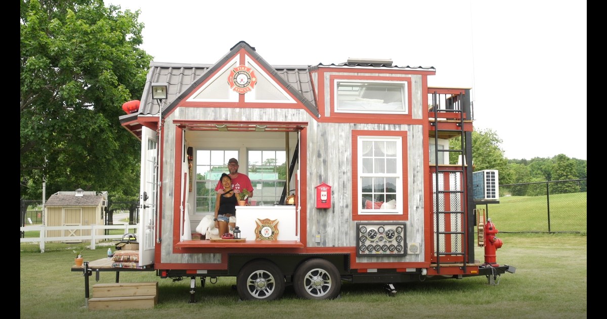 Take a 360 tour of the tiny firehouse built for fire safety