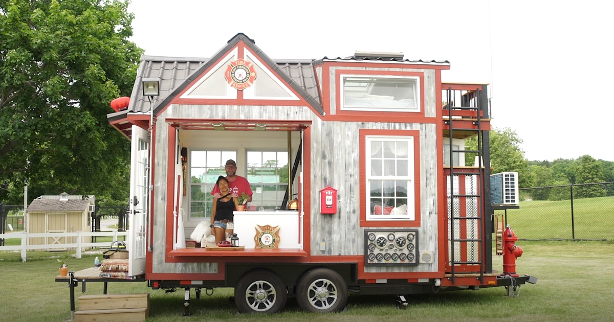 Take a 360 tour of the tiny firehouse built for fire safety