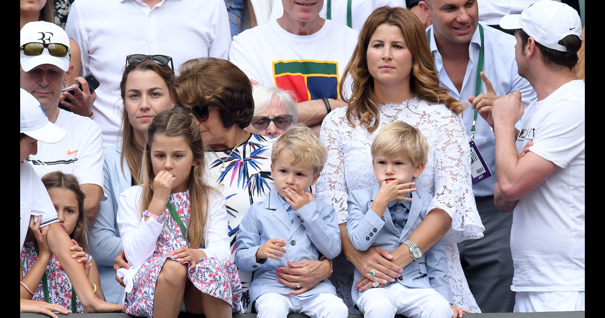 Roger Federer’s kids are the cutest fans at Wimbledon men’s final