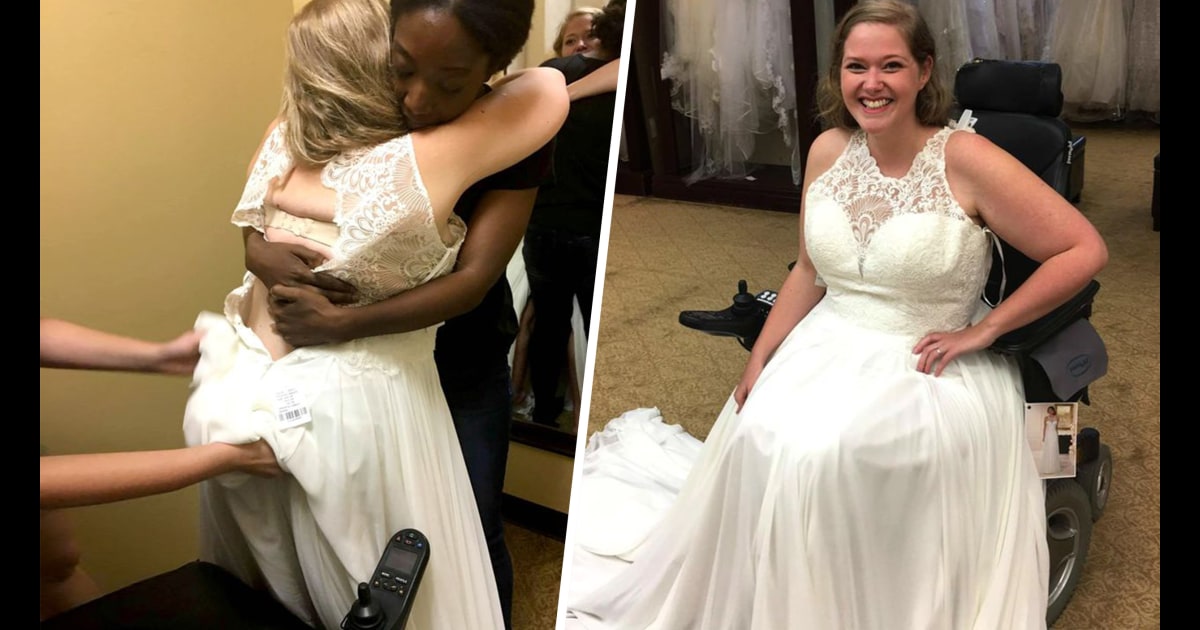 Shopping for a wedding dress in a wheelchair