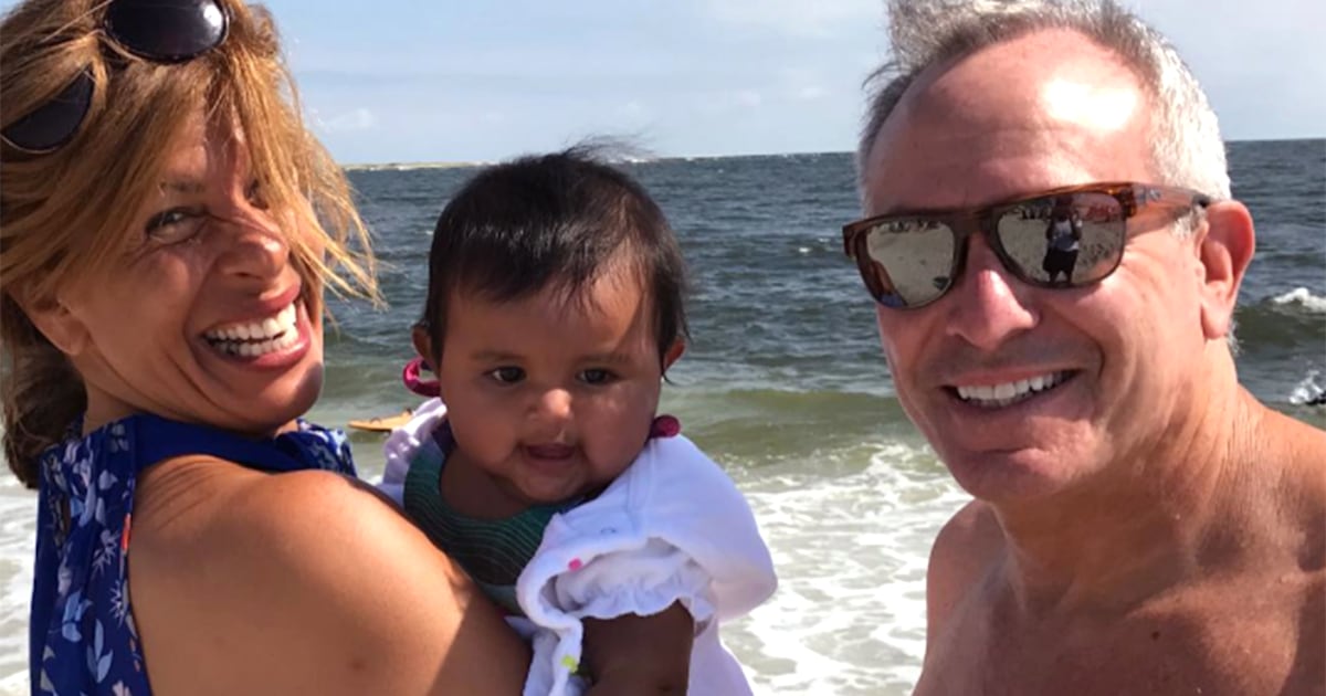 Hoda Kotb shares images of Haley Joy at the beach — and learning to crawl!