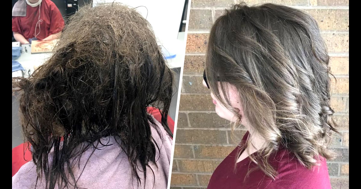 Hairstylist gives teen struggling with depression an amazing makeover