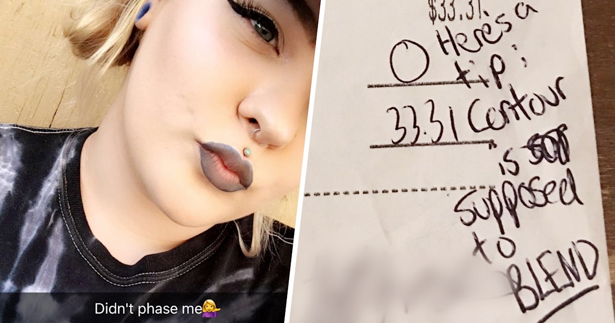 Waitress Responds After Makeup Shaming At Work My Heart Kind Of Dropped