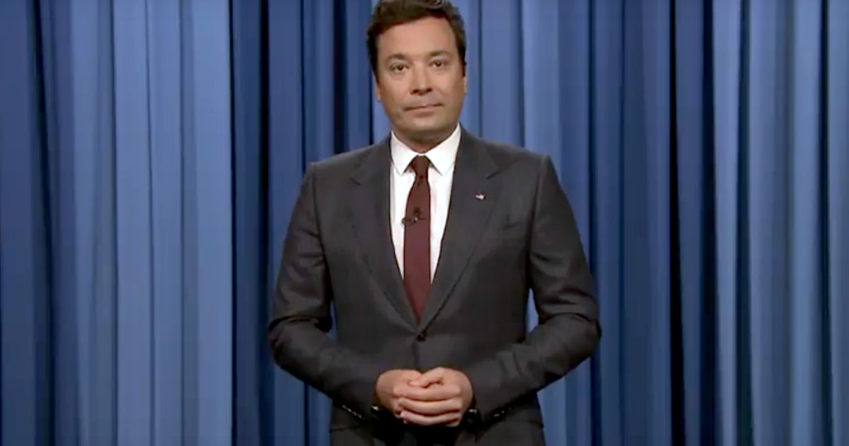 Jimmy Fallon delivers emotional monologue about Charlottesville protests