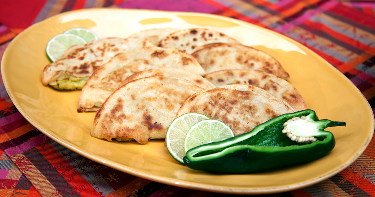 Crispy Potato and Poblano Tacos Recipe