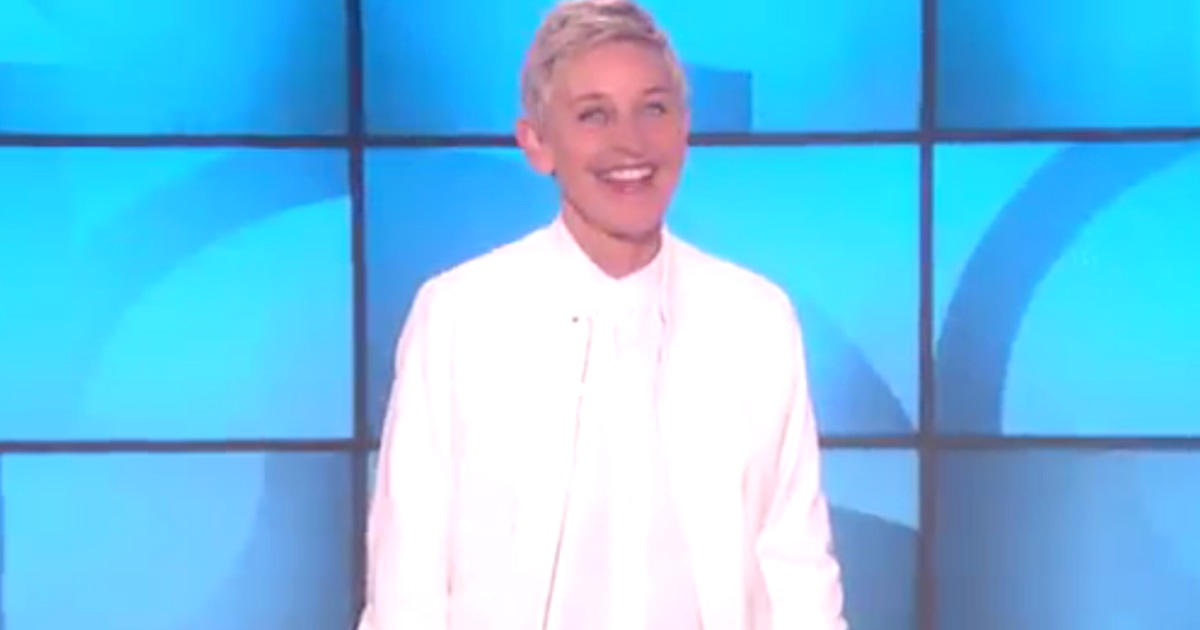 Ellen DeGeneres looks very different in this throwback pic