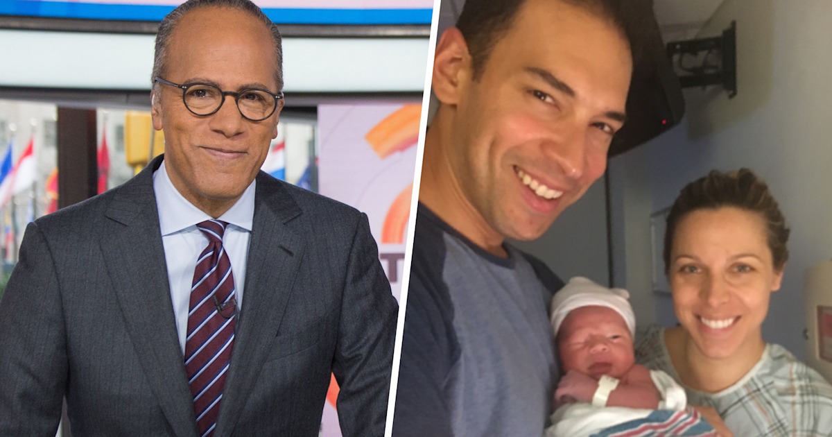 Lester Holt is a grandfather! Son Stefan welcomes baby boy