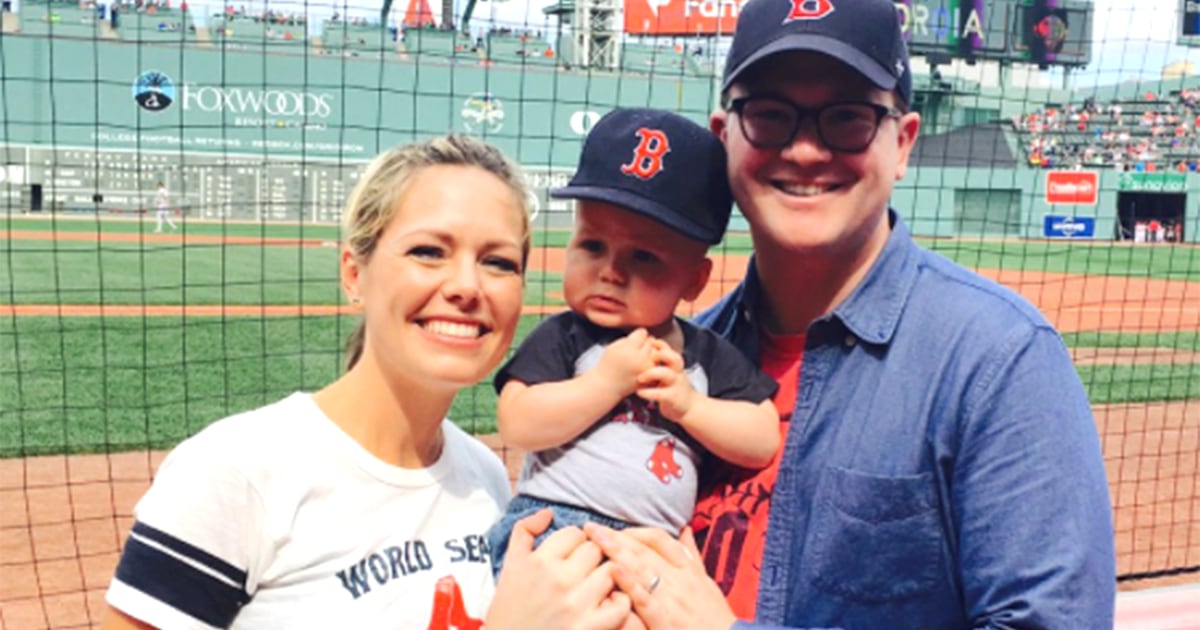 Dylan Dreyer took Calvin to his 1st Red Sox game — and he was a hit