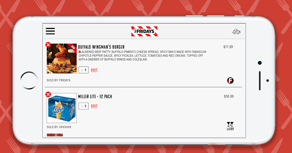 TGI Fridays tests food and alcohol delivery service