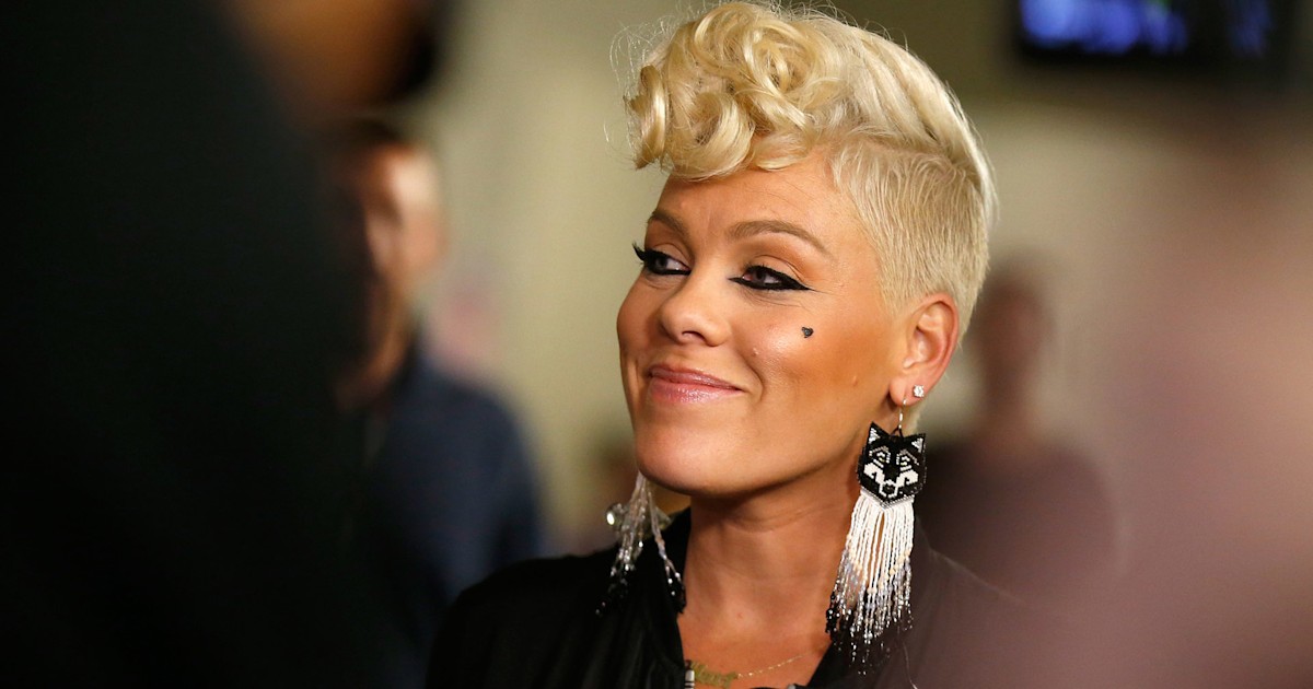 Singer Pink mixes up her kids' ages too, just like every mom