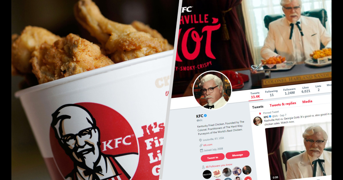 KFC only follows 11 people on Twitter for this reason