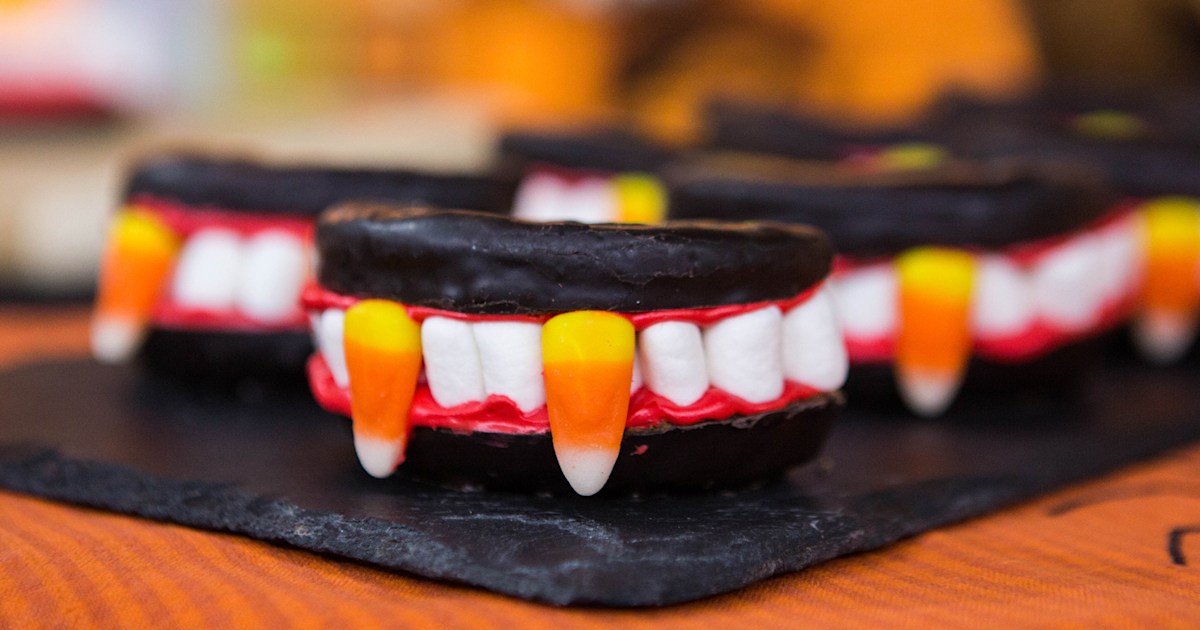 Sweet Dracula doughnuts are the prefect Halloween treat