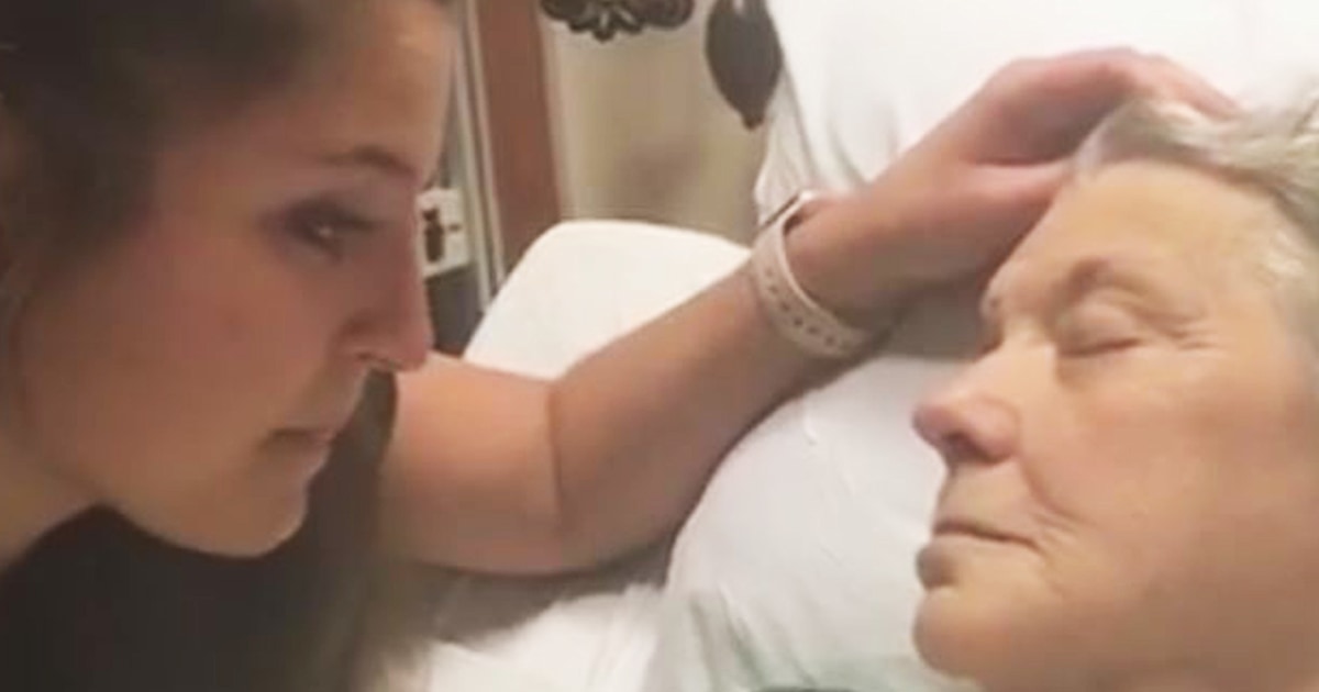 'Angel' nurse sings to patient dying of cancer in viral video