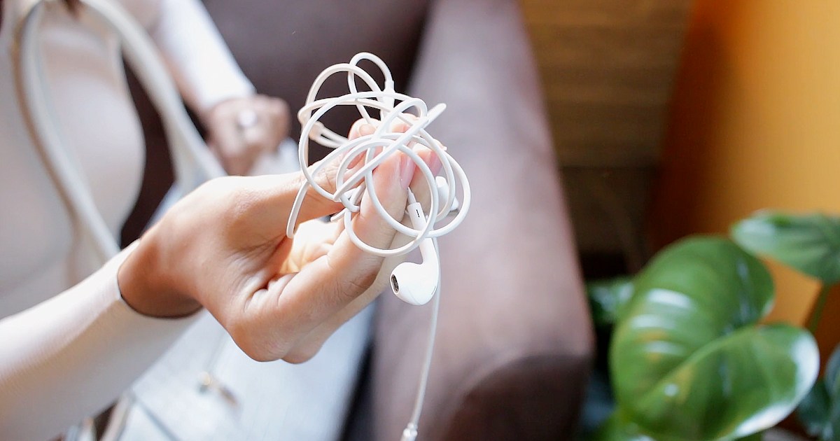 How to keep headphones from getting tangled