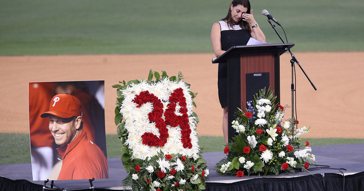 Roy Halladay's wife honors husband with brave, powerful eulogy: 'We had ...