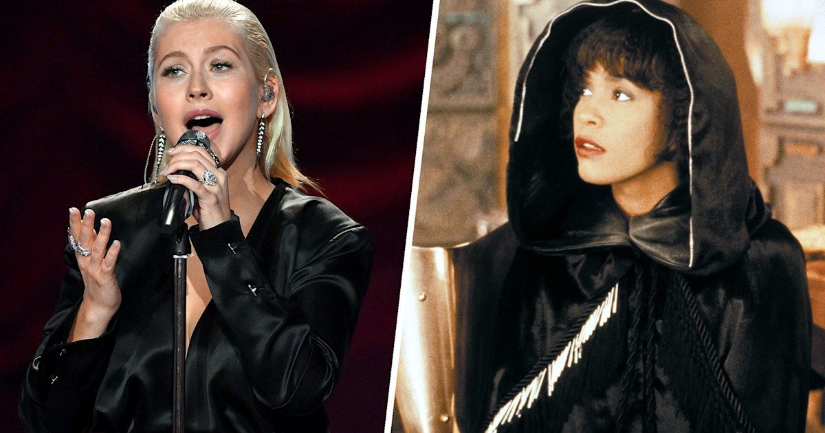 Christina Aguilera honors Whitney Houston with powerful 'Bodyguard ...