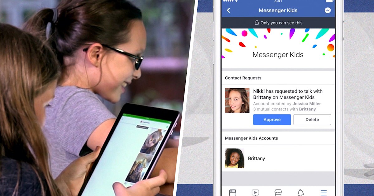 Facebook previews Messenger Kids, new messaging and video chat for children