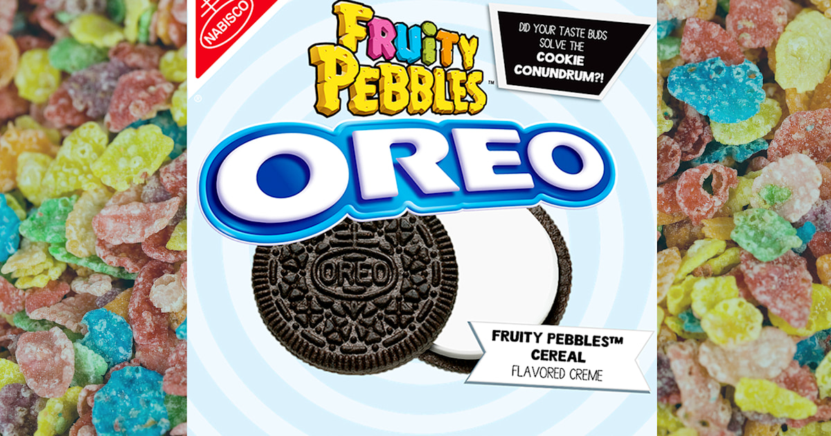 The Mystery Oreo flavor is ... Fruity Pebbles cereal