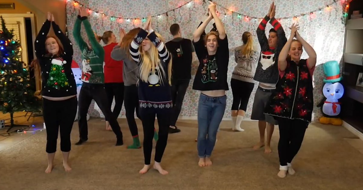 Watch the viral holiday dance that brought one Utah family together