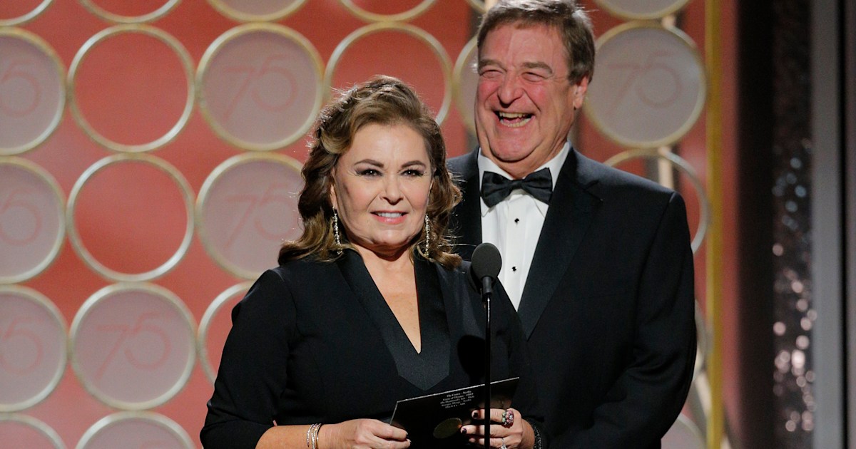 Roseanne Barr and John Goodman have a mini 'Roseanne' reunion at the ...