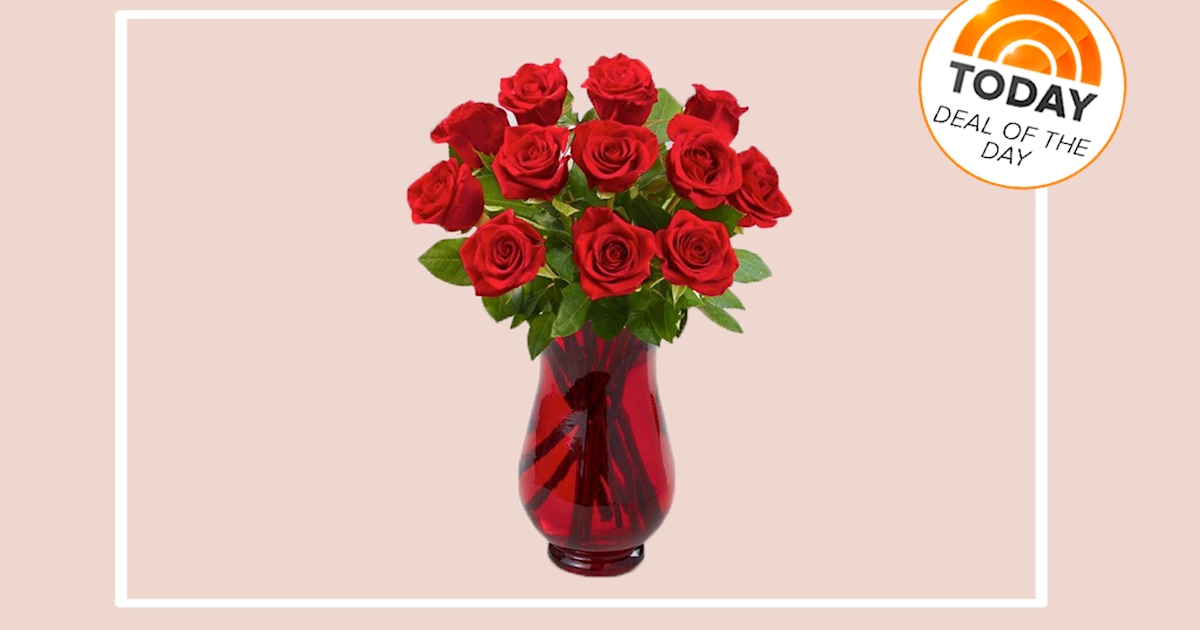 Deal of the Day: 50 percent off 12 long-stem red roses