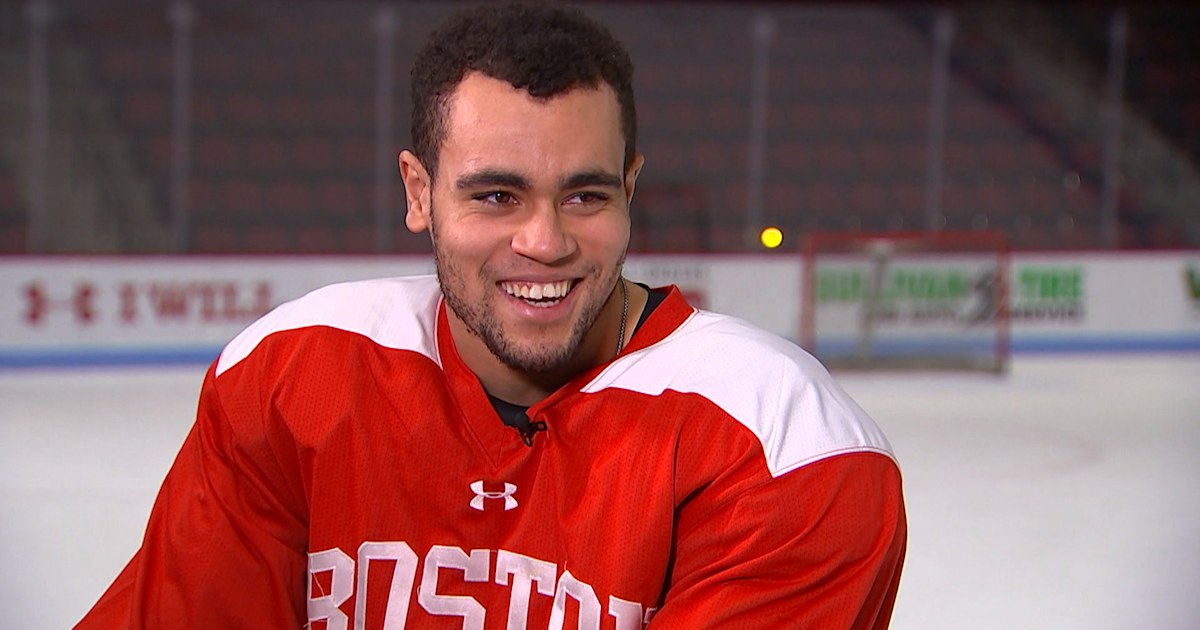 Jordan Greenway, 1st African-American to play hockey for Team USA, is ...