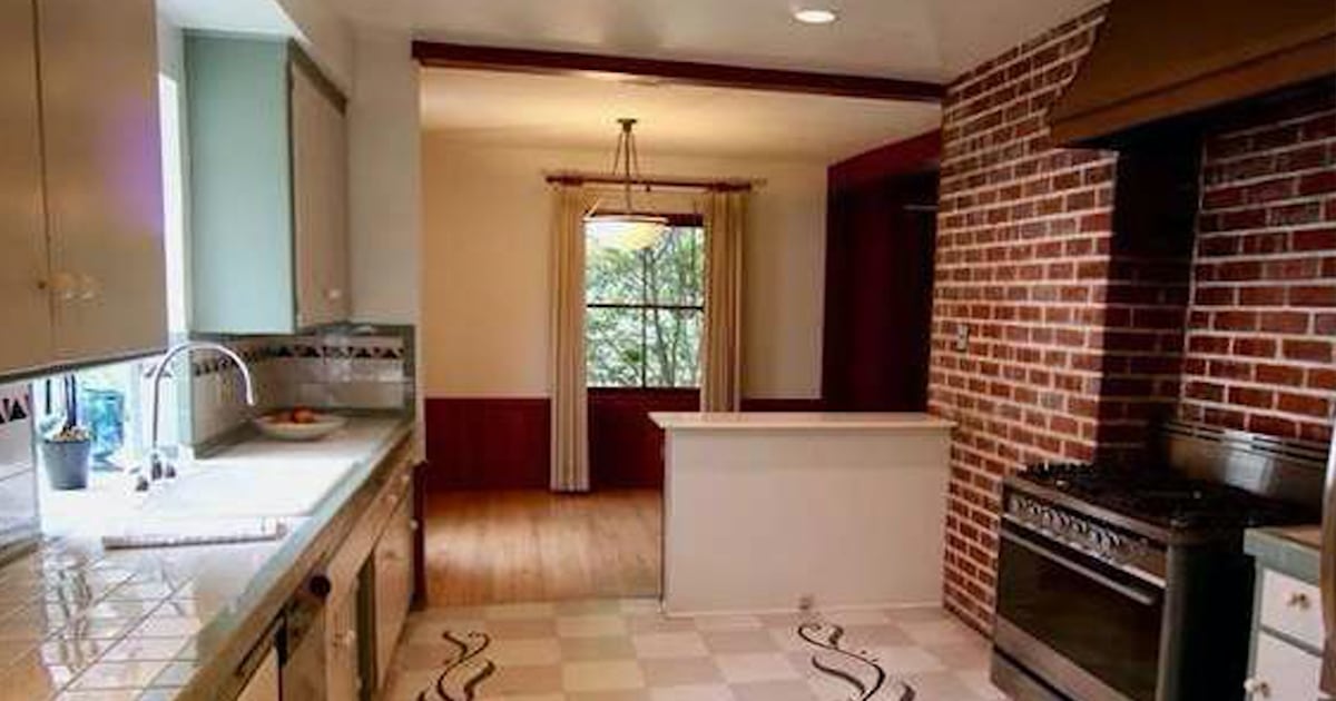 See what this dark, dreary kitchen looks like after a bright makeover