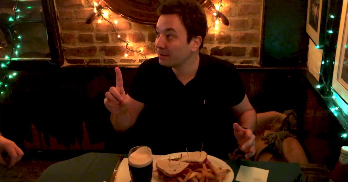 Jimmy Fallon kicks off St. Patrick's Day early with a morning Guinness