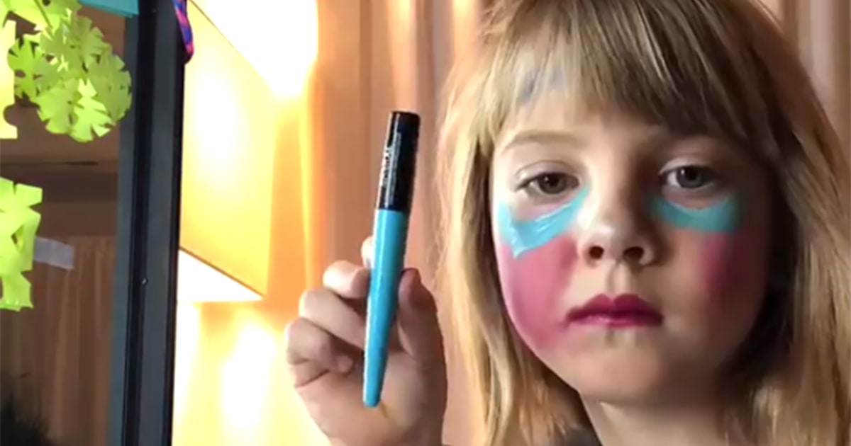 Pink's daughter Willow masters the art of makeup in her first tutorial ...