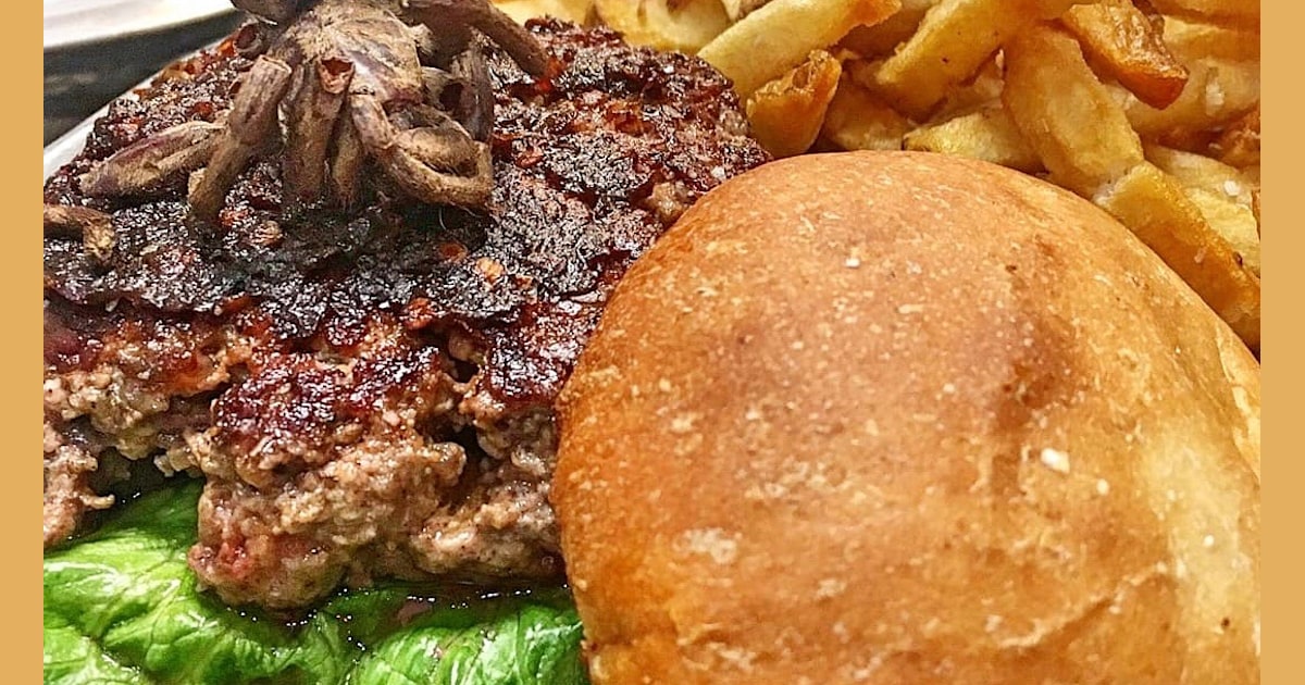 Tarantula burger is causing people to scream