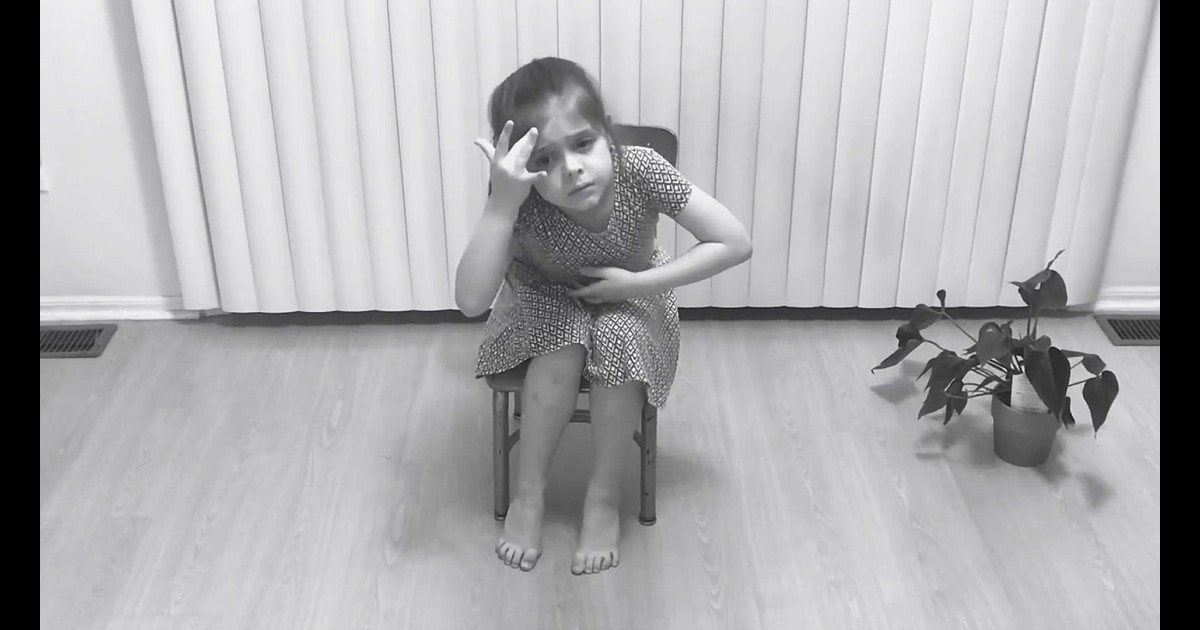 Watch this girl's emotional dance using sign language