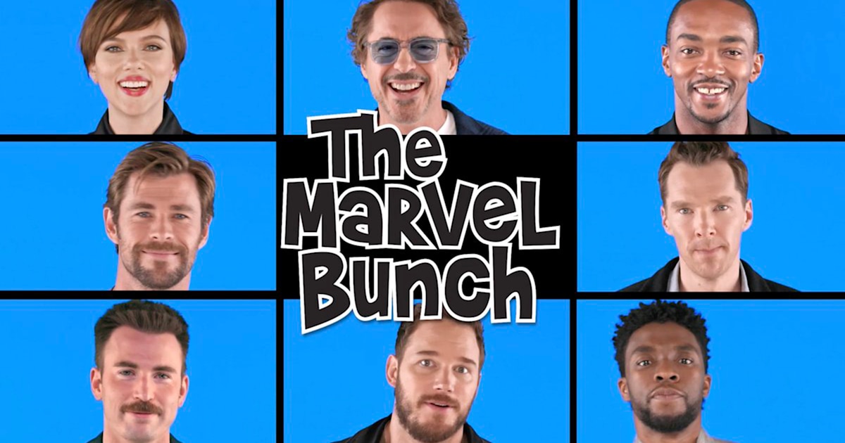'Avengers: Infinity War' assemble into for hilarious 'Brady Bunch ...