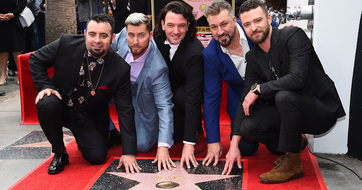 'NSync reunites at Hollywood Walk of Fame ceremony — see the pics