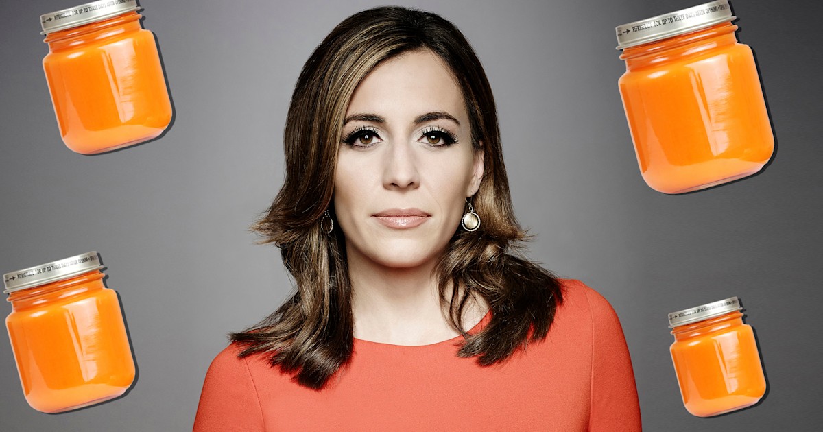 NBC correspondent Hallie Jackson eats baby food is it OK for adults