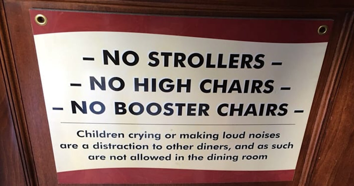 California restaurant's no 'crying children' policy draws criticism and ...