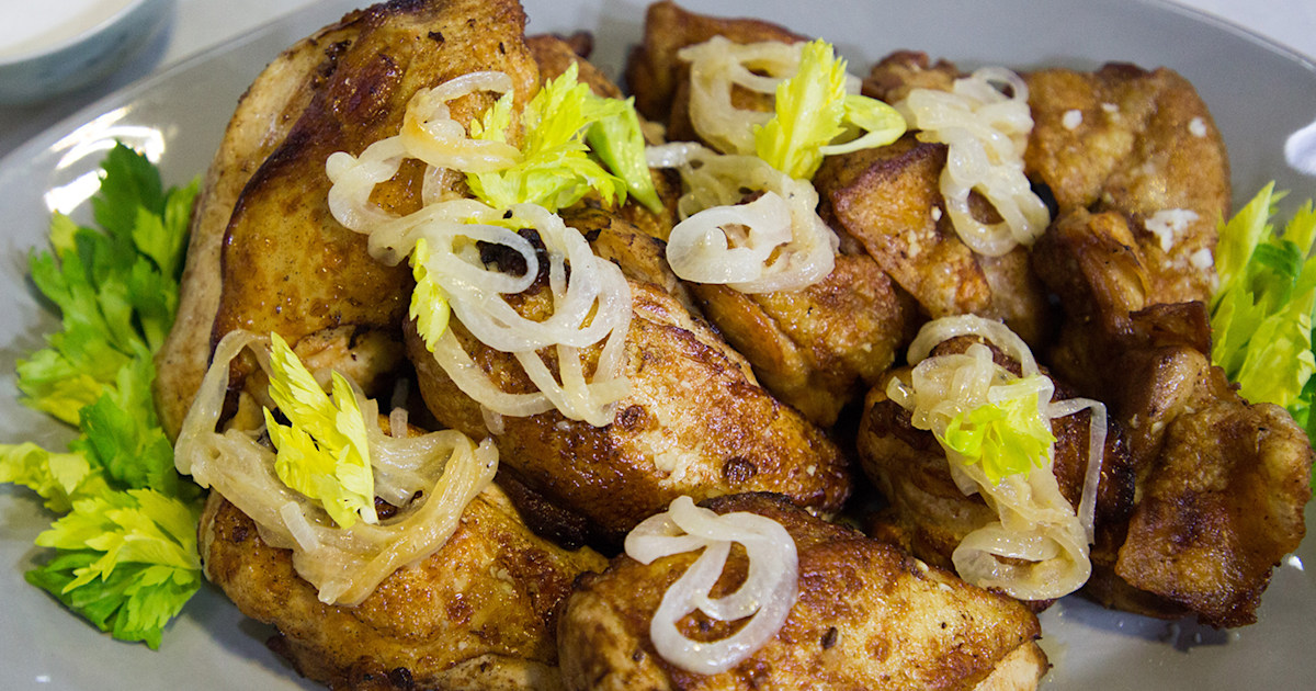 Chicken Chicharrón with Smothered Onions Recipe