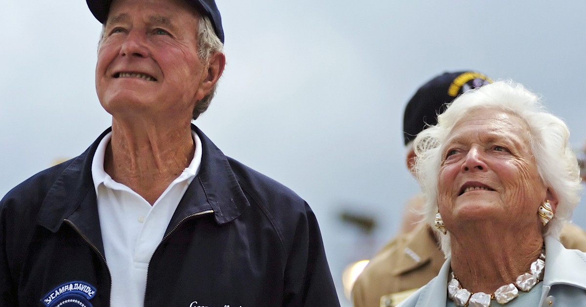 George H.W. Bush writes sweet message about Barbara's 'joyful heart' on ...