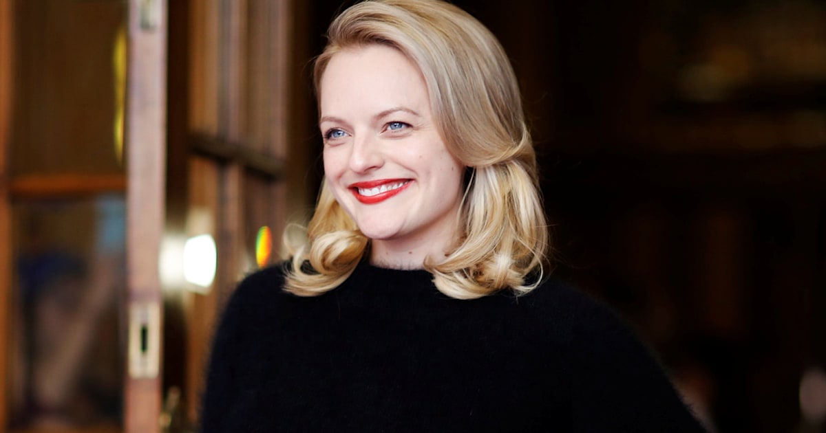 Elisabeth Moss debuts red hair for summer 2018