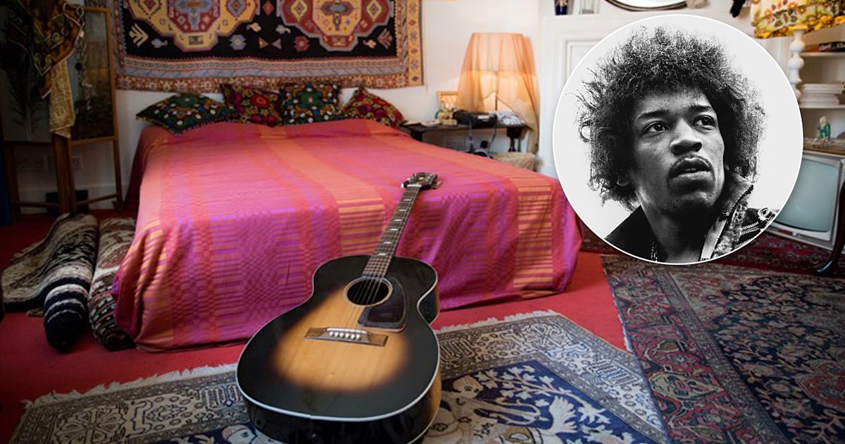 Get the full Jimi Hendrix experience inside his bohemian London flat