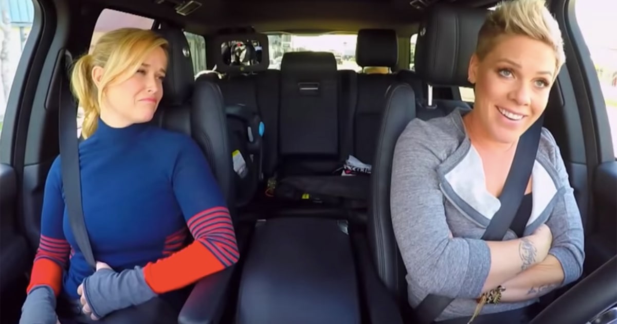Reese Witherspoon and Pink hit the road to talk motherhood and more on ...
