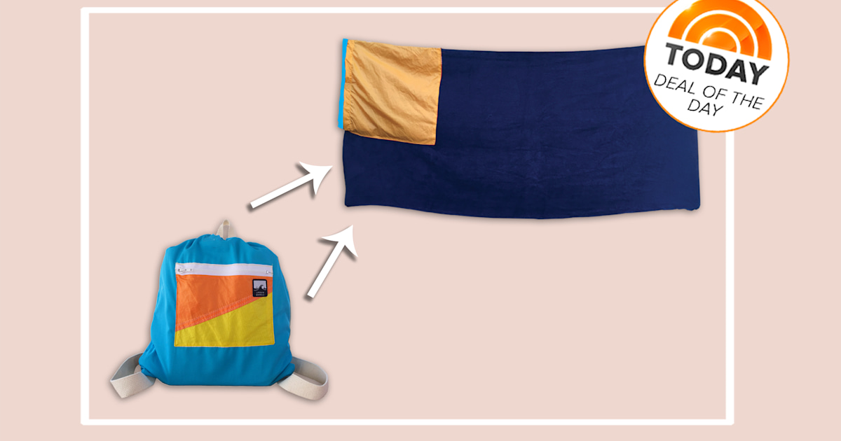 Deal of the Day: 37 percent off convertible 2-in-1 beach towel backpacks