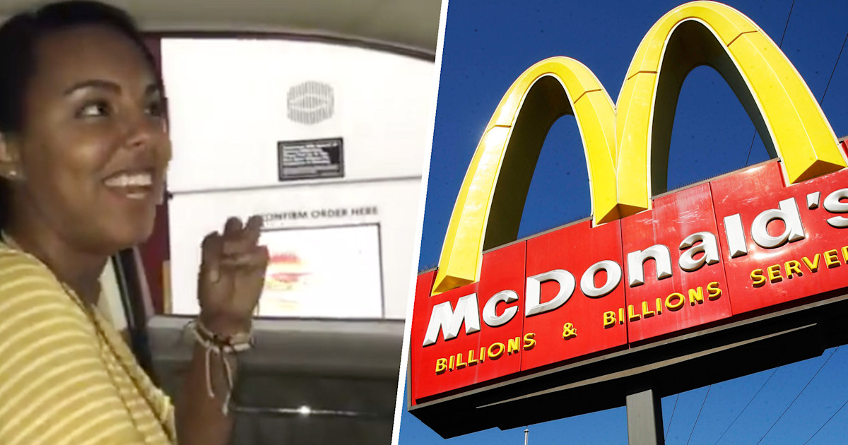 Teen sings food order at McDonald's drive-thru video goes viral