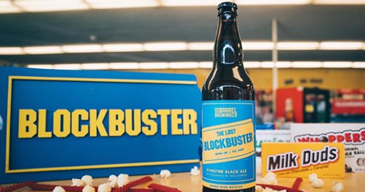 Last remaining US Blockbuster has its own custom beer