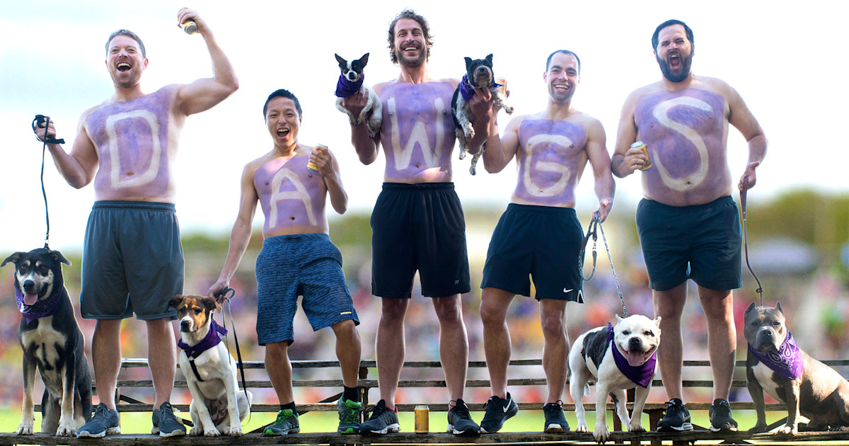 ‘Dad Bods and Dogs’ calendar is helping rescue pups find homes