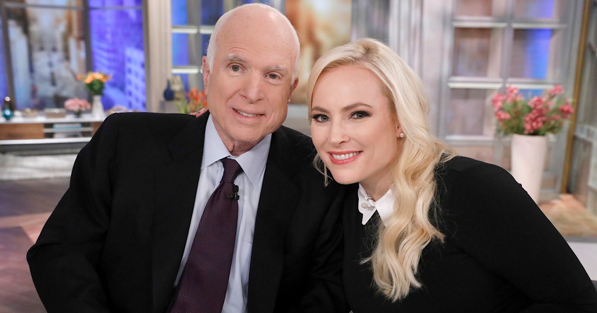 Meghan Mccain Honors Her Father John Mccain With Sweet Photo 1 Month