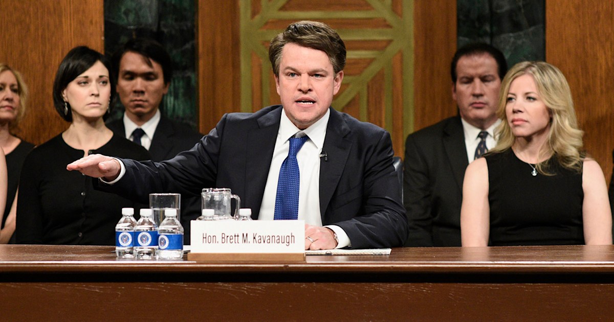 Matt Damon plays Brett Kavanaugh in surprise 'SNL’ cameo