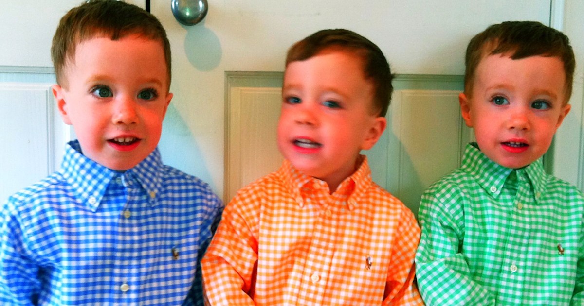 Mom gives top 10 tips on raising identical triplets
