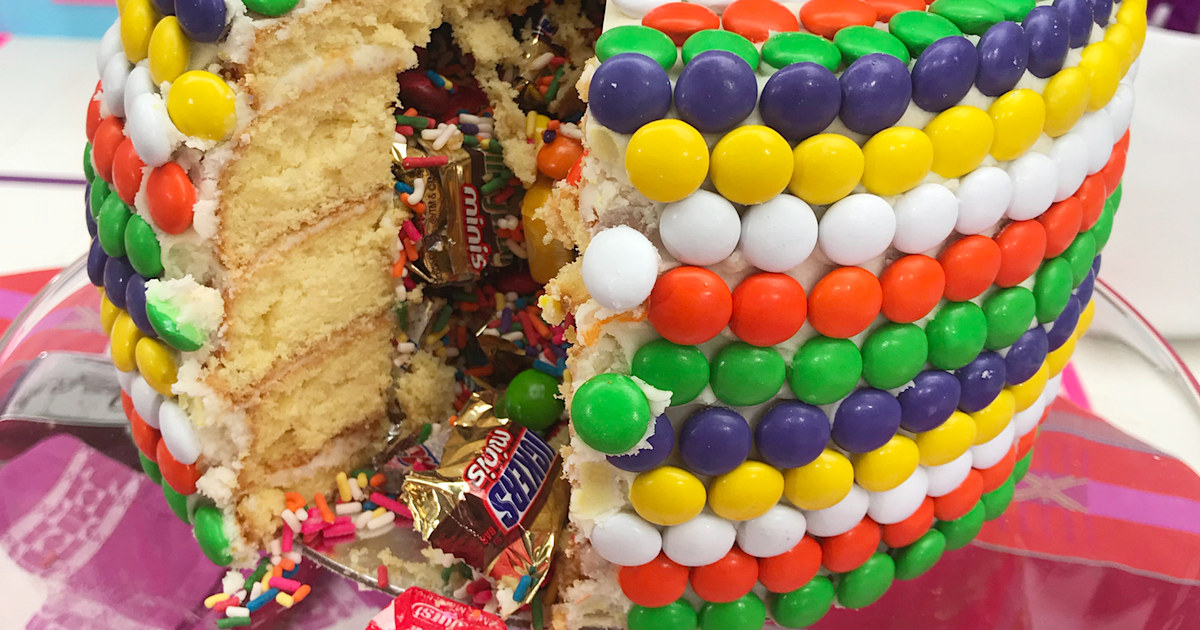 Candy Piñata Cake Recipe
