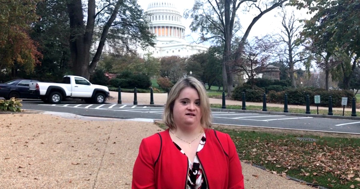 Kayla McKeon is the first D.C. lobbyist with National Down Syndrome Society